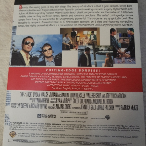 Media | Nip Tuck Complete Season 1 Dvds | Poshmark